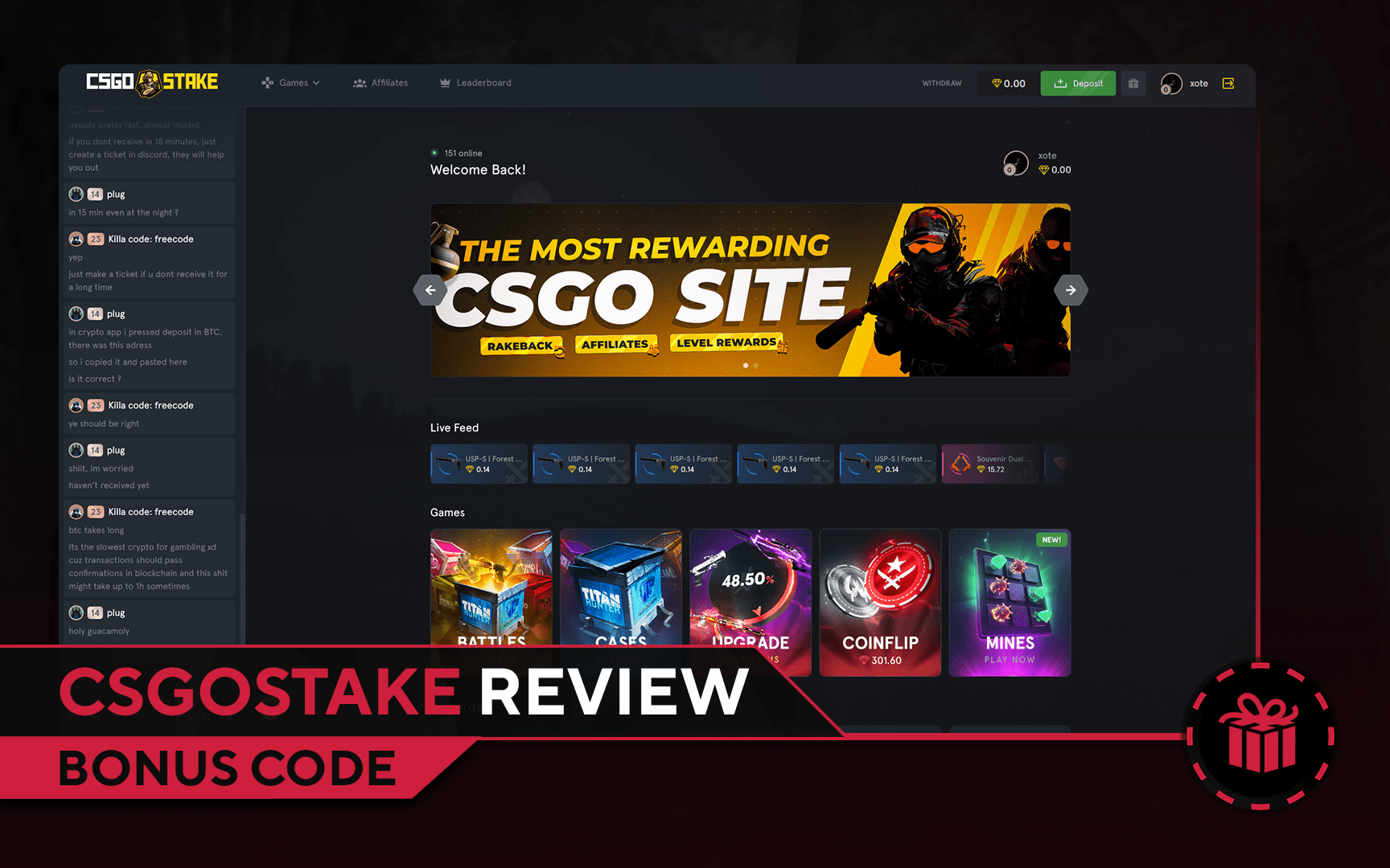 CSGOStake Review in 2025 - Pros and Cons
