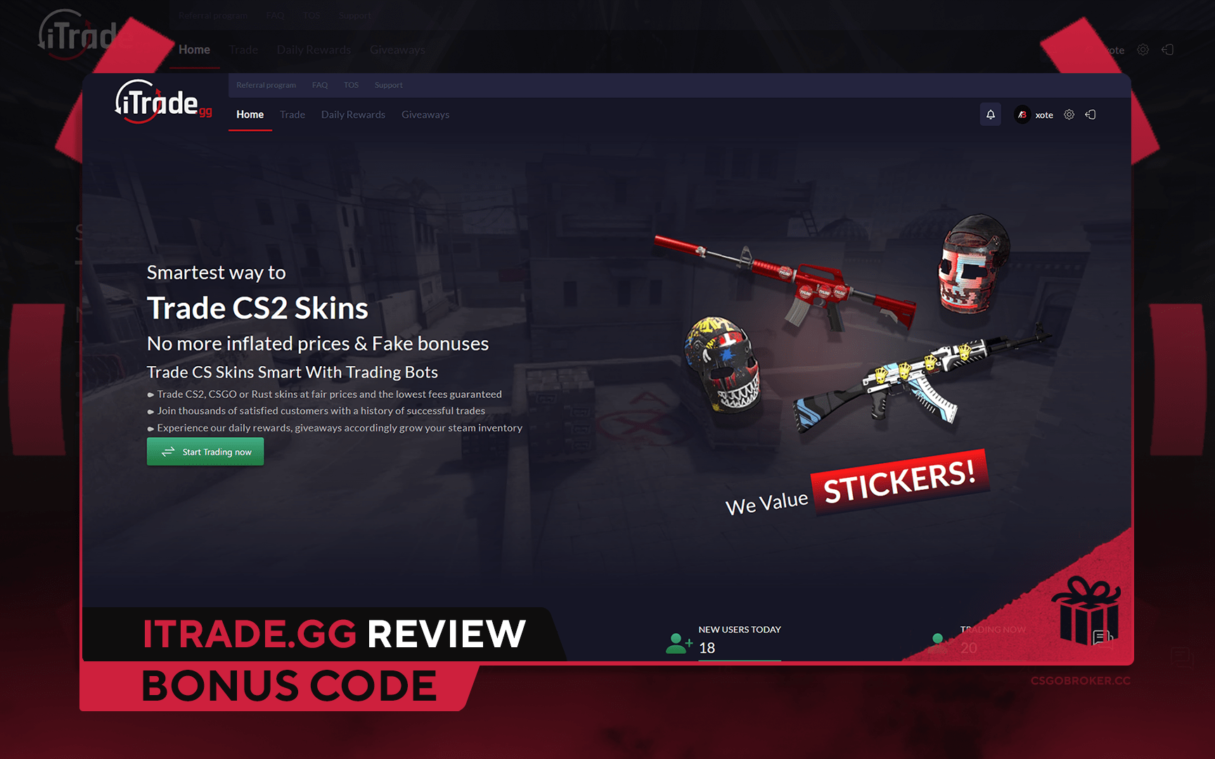 Обзор iTrade.GG в 2025 - Промокод, Плюсы и Минусы