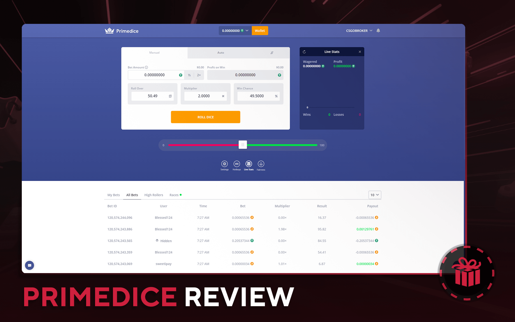 Primedice Review in 2025 - Pros and Cons