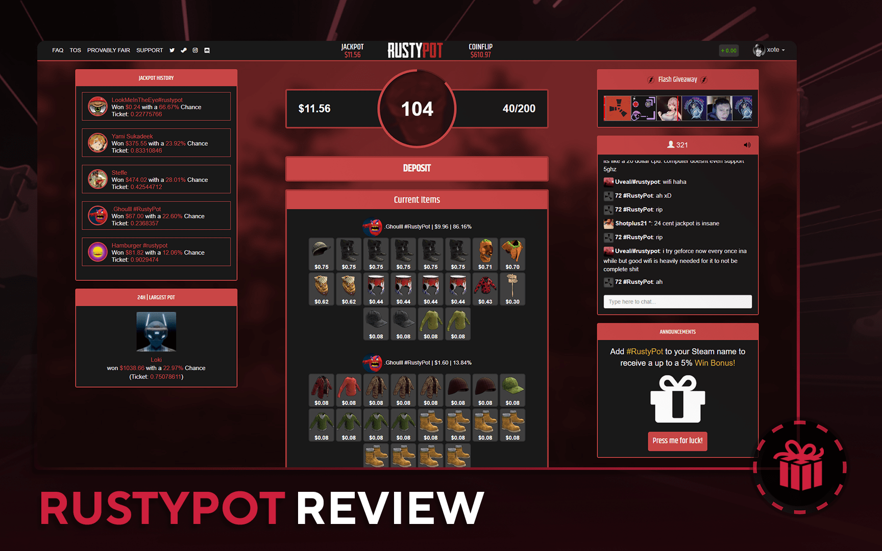 RustyPot Review in 2025 - Pros and Cons - Free Bonus Code