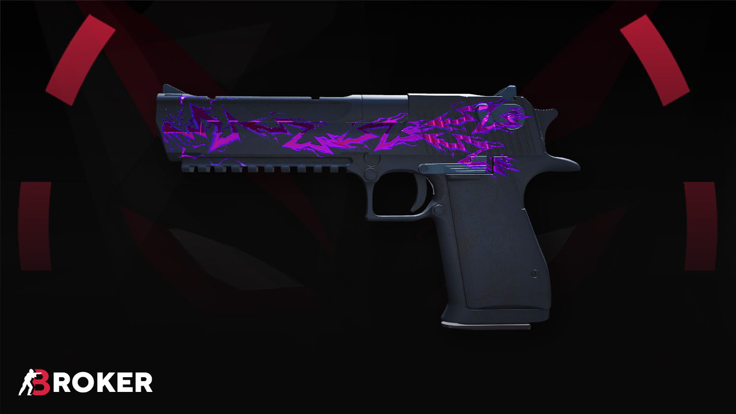 How to Craft Desert Eagle | Purple Lightning - Stickers Guide