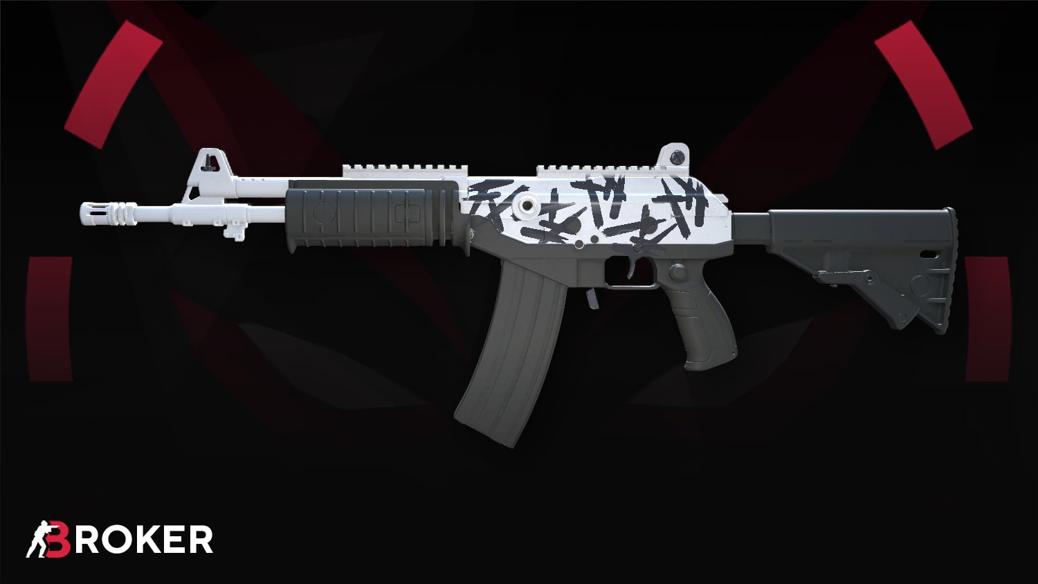 How to Craft Galil AR | Tuxedo Fluxo edition - Stickers Guide | CSGOBROKER