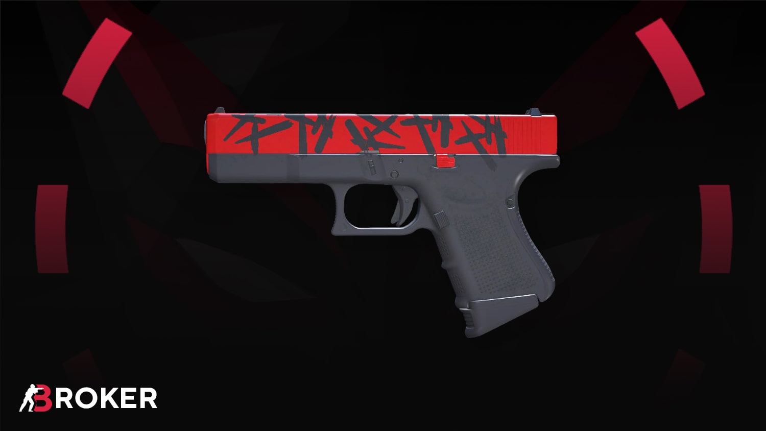 How to Craft Glock-18 | Candy Apple Fluxo edition - Stickers Guide ...