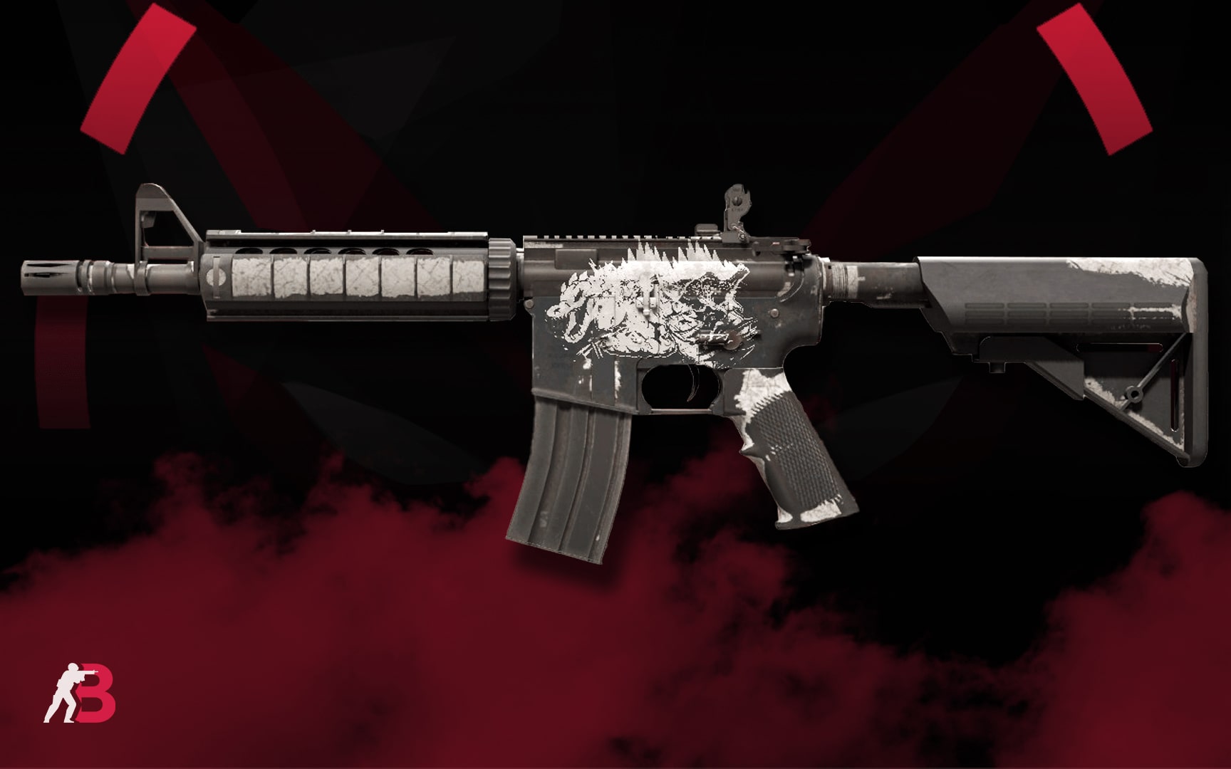 How to Craft M4A4 | Godzilla - Stickers Guide