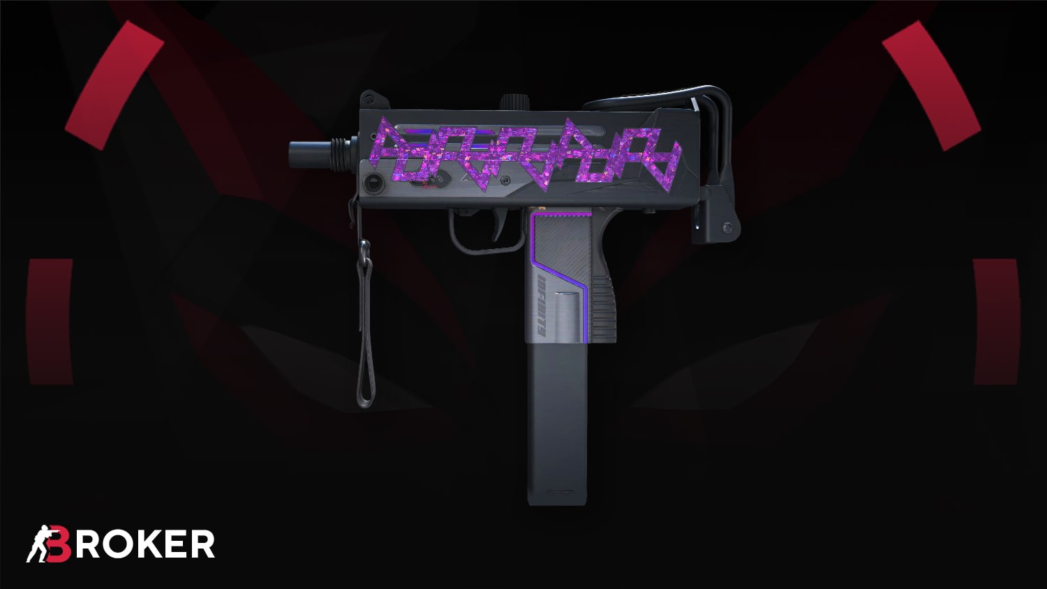 How to Craft MAC-10 | Light Box Pink Line - Stickers Guide