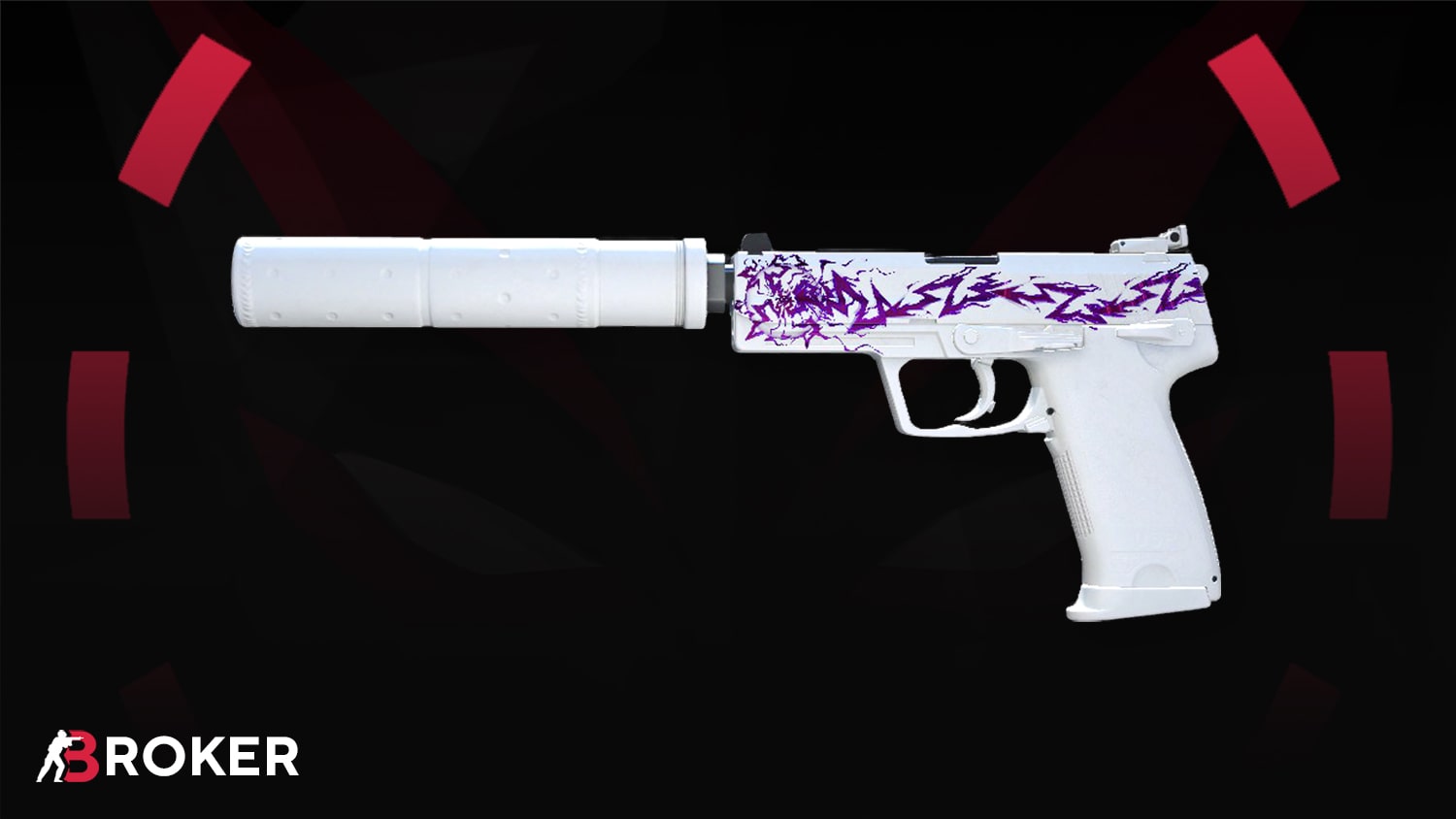 How to Craft USP-S | Whiteout Purple Lightning - Stickers Guide